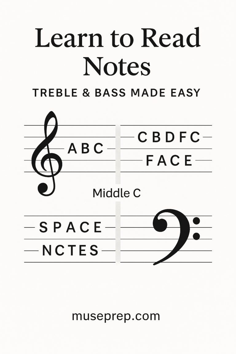 Learn to Read Notes: Mastering Pitches in Treble and Bass Clef