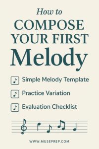 Beginner Music Composition: How to Compose Your First Melody