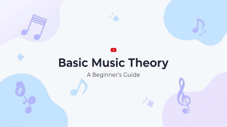 Basic Music Theory: A Clear Beginner’s Guide + Free YouTube Course